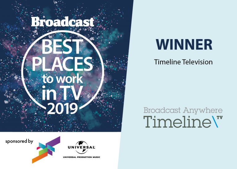 Timeline named one of Broadcast's Best Places to Work in TV 2019 ...