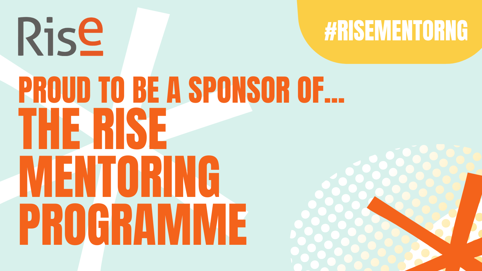 Proud to be a sponsor of the RISE mentoring programme - Timeline Television Ltd.